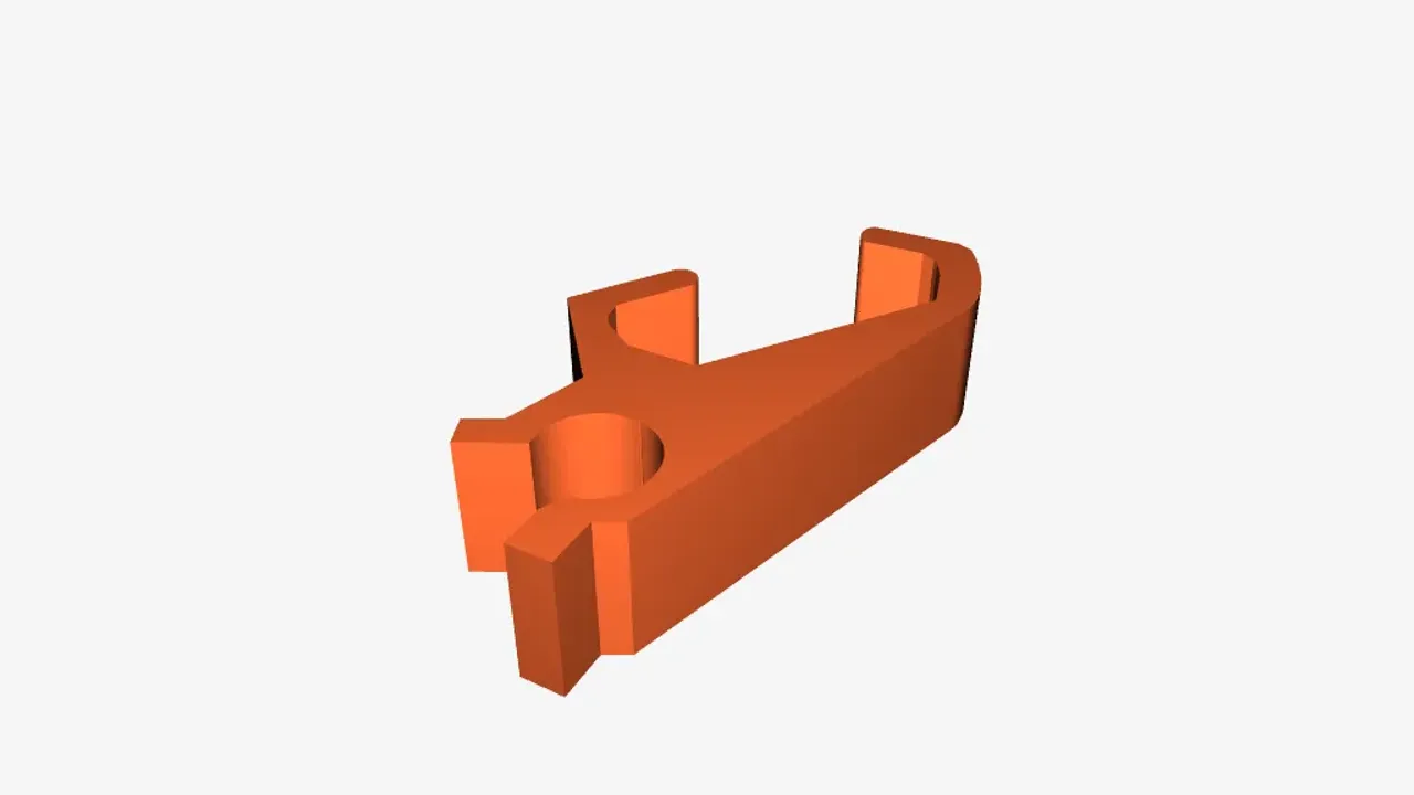 Tonneau Cover Prop Rod Clip by homerjatmoes | Download free STL model ...