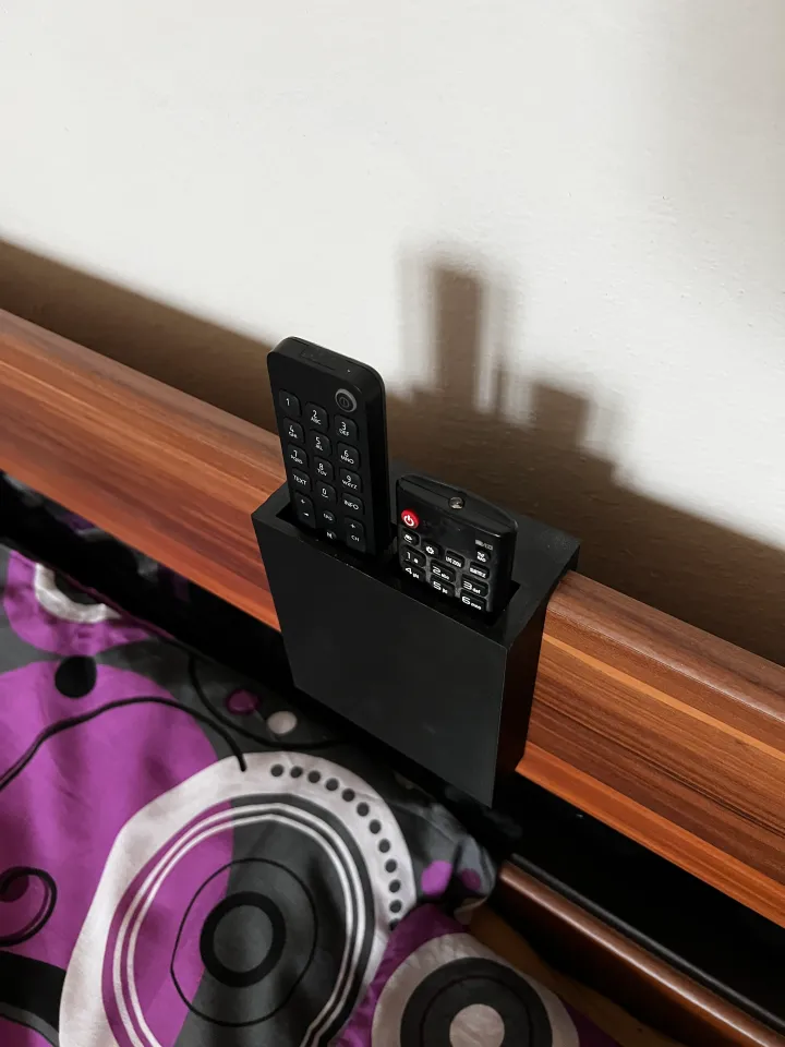 Bed TV Remote Holder by B1end | Download free STL model | Printables.com