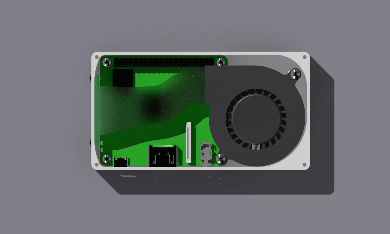 Raspberry Pi 3 A+ with Blower Fan by Arran2308 | Download free STL ...