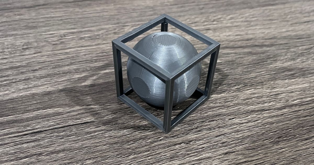 Ball in Cube by Whale50 | Download free STL model | Printables.com