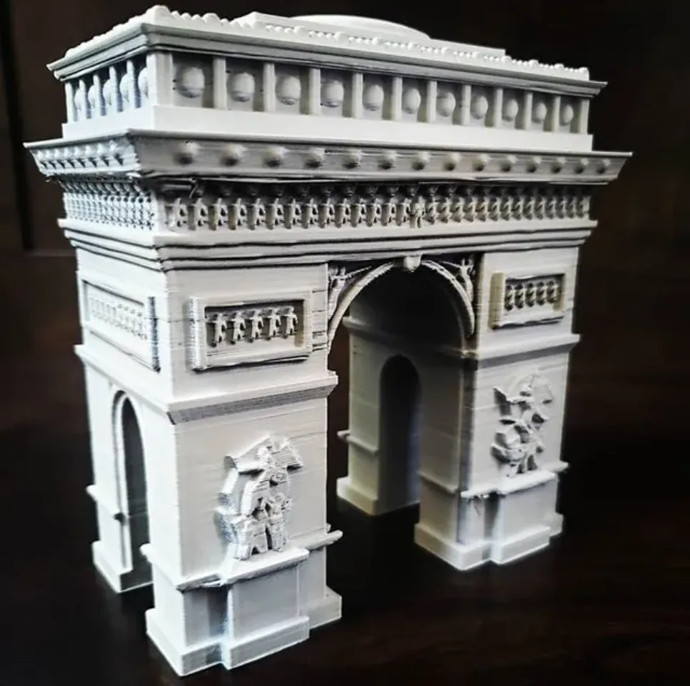 Arc de Triomphe - Paris , France by MiniWorld3D | Download free STL ...
