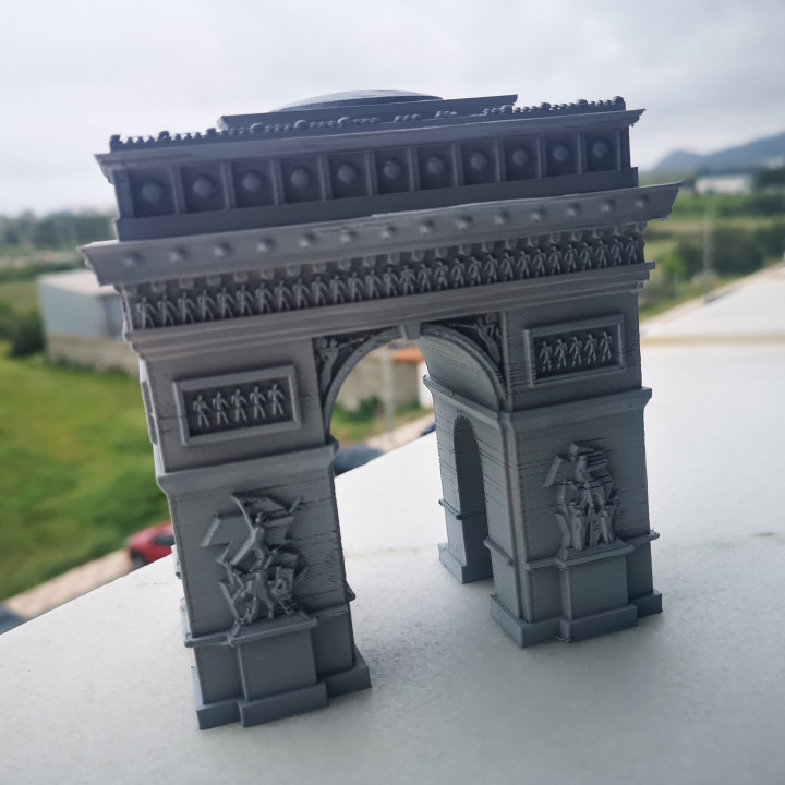 Arc de Triomphe - Paris , France by MiniWorld3D | Download free STL ...