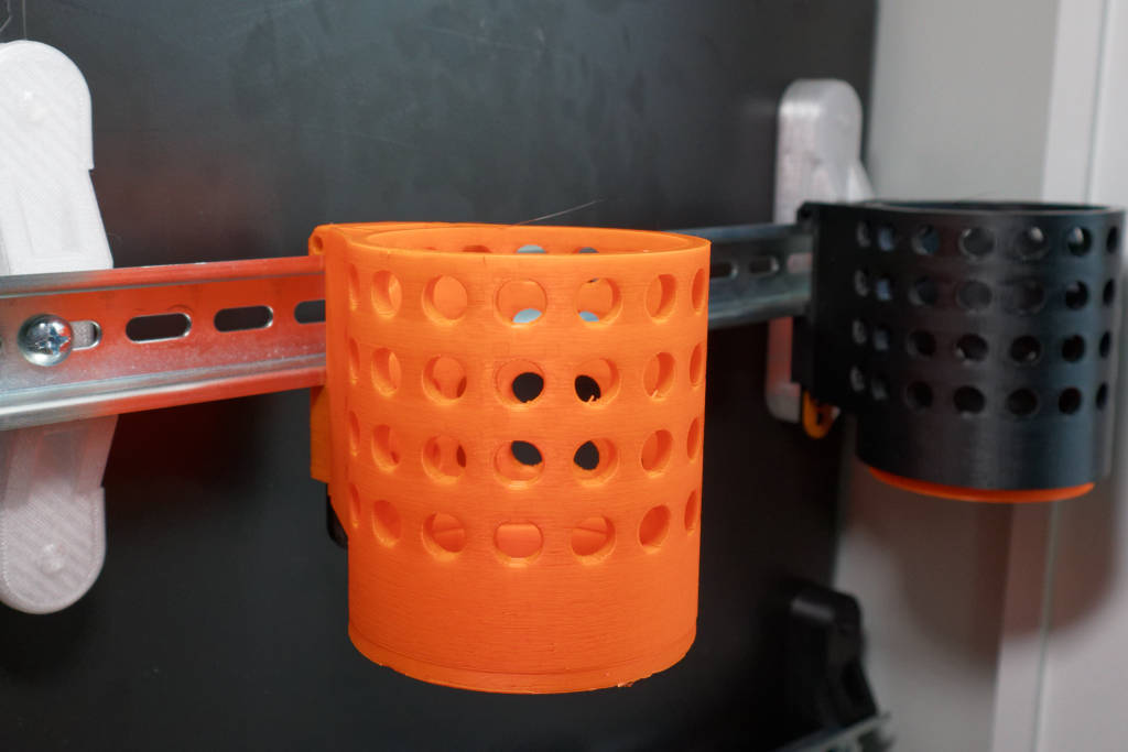 Din Rail "cup" holder by NotLikeALeafOnTheWind | Download free STL ...
