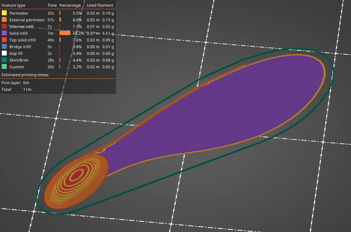 Half-Samara Rotor of a Maple Fruit by b--rian | Download free STL model ...
