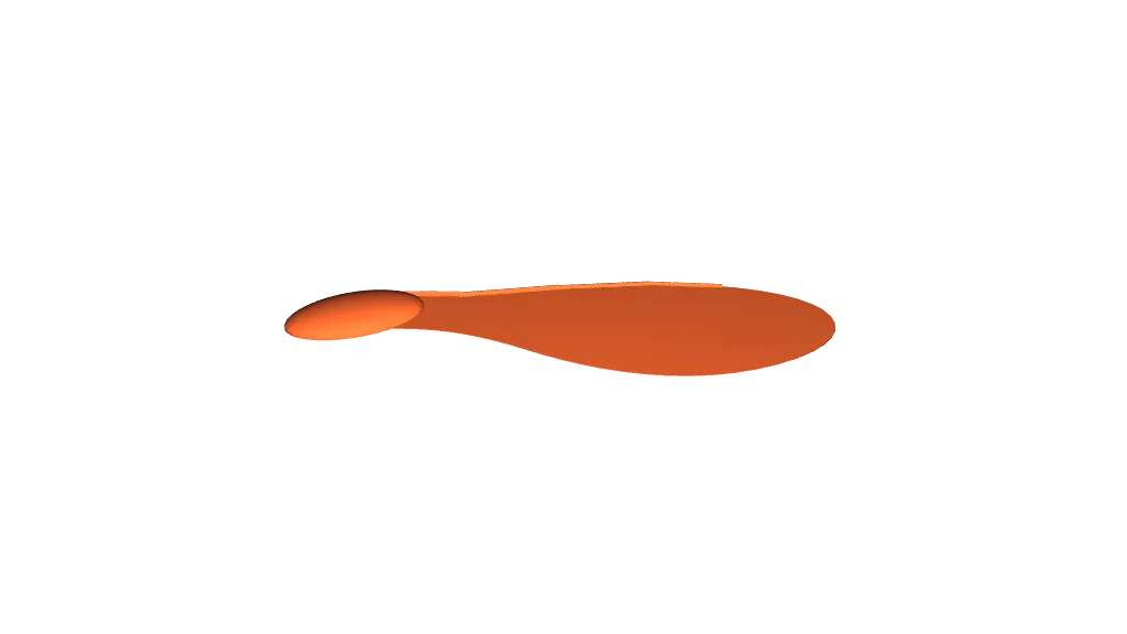 Half-Samara Rotor of a Maple Fruit by b--rian | Download free STL model ...