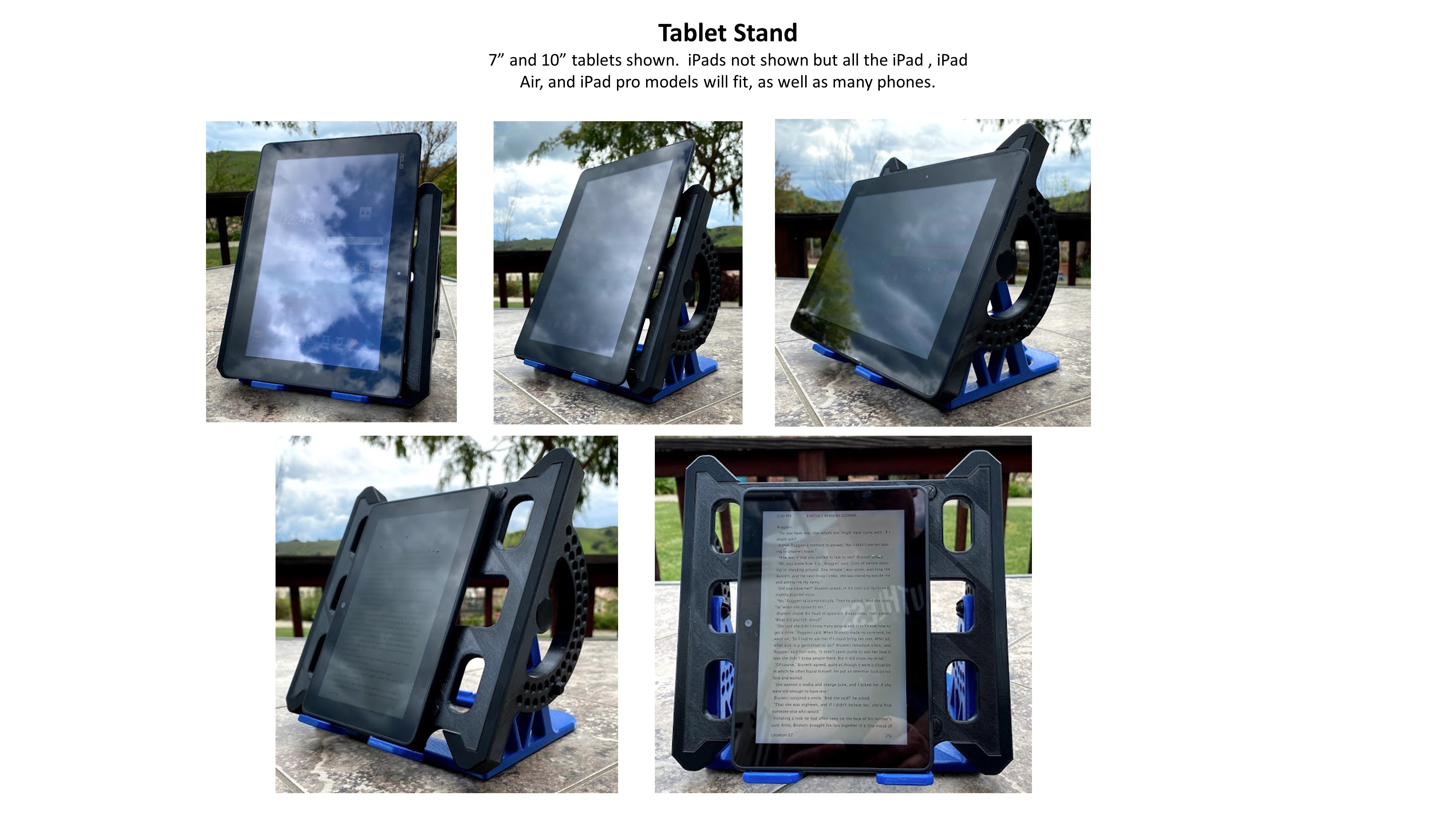 Adjustable laptop, tablet, and document stand por NLarson | Descargar ...