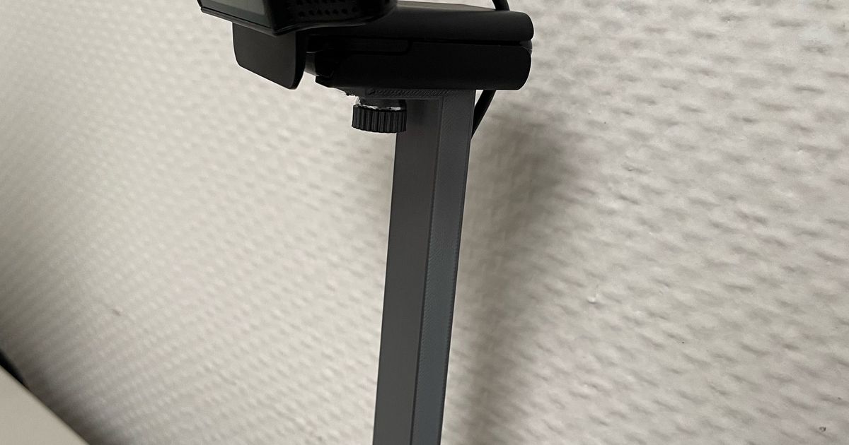 Logitech Webcam Mount by PrintingForFun | Download free STL model ...
