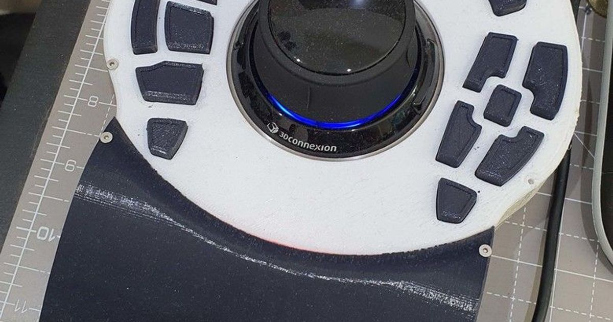 macro keyboard for Spacemouse by MZTutto3d | Download free STL model ...