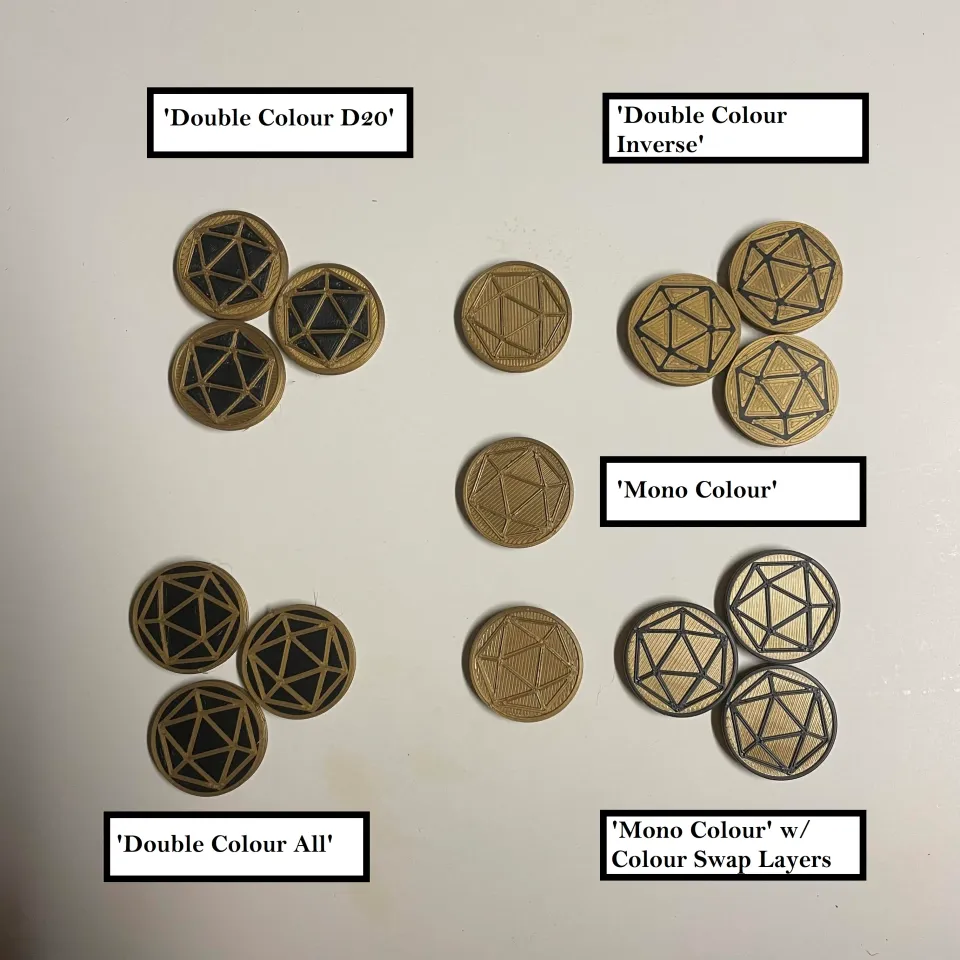 Inspiration D20 Tokens by Sidequest Co | Download free STL model ...