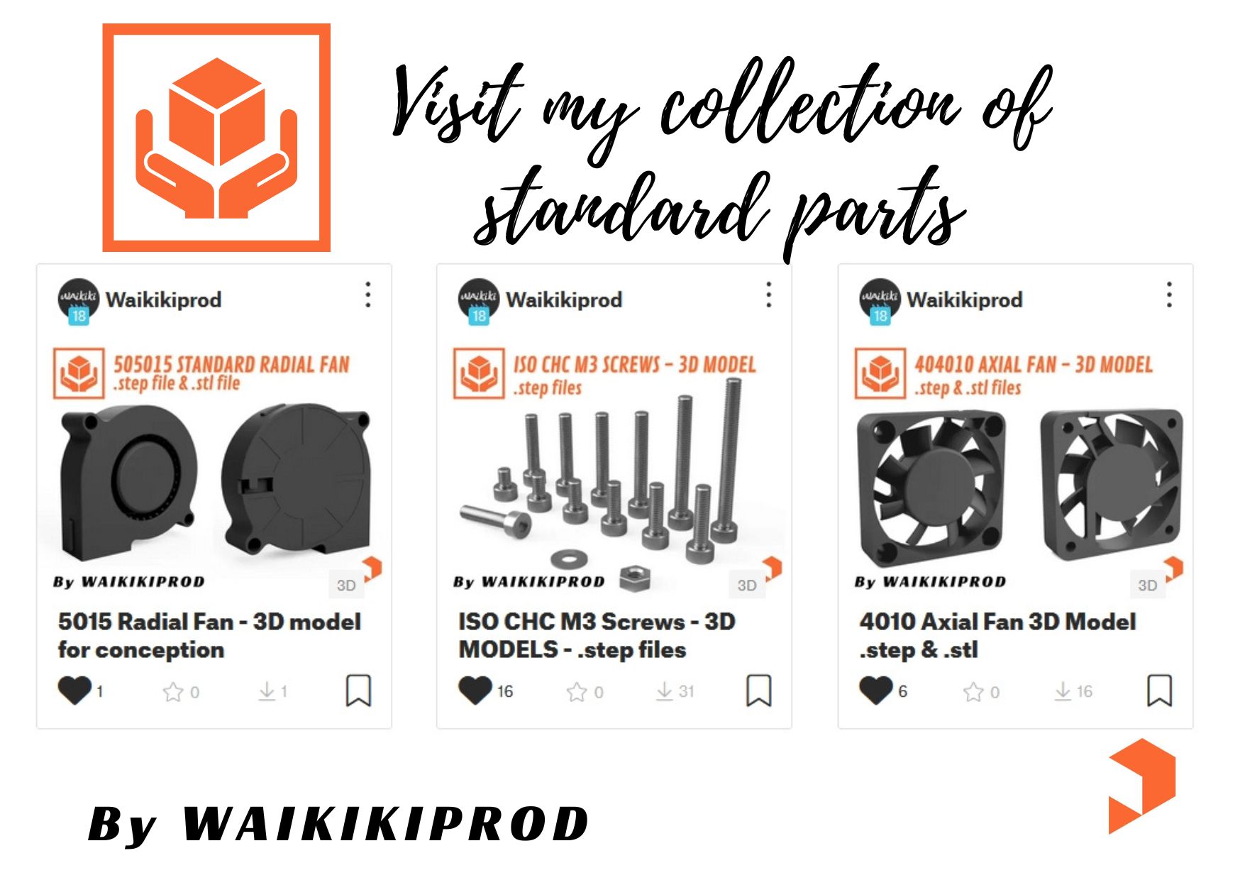 5015 Radial Fan - 3D model for conception - .step & .stl files by Waikikiprod | Download free ...