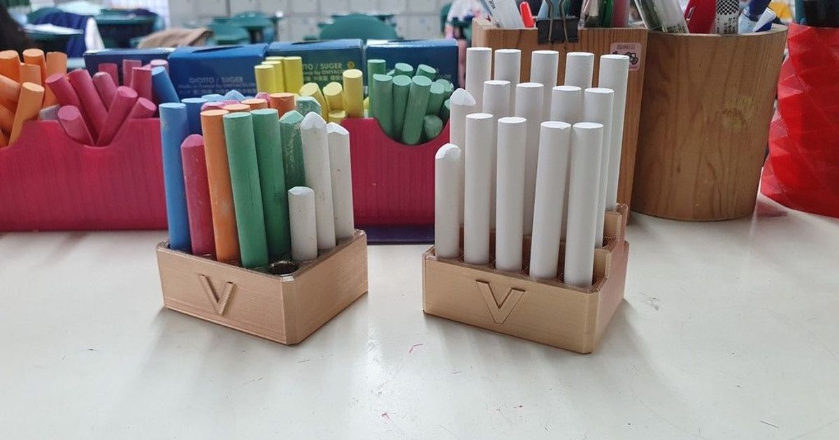 Chalk Holder by SeanChangX | Download free STL model | Printables.com