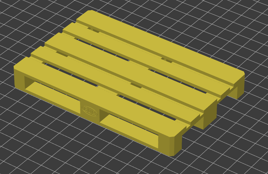 Euro pallet 1:10 scale by z_zupanc | Download free STL model ...