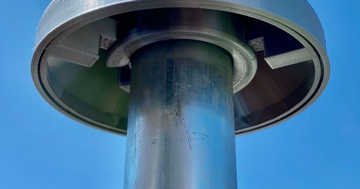 48mm Mast Cap (bayonet fit) for ADS-B Radome Ground Plane Antenna by ...