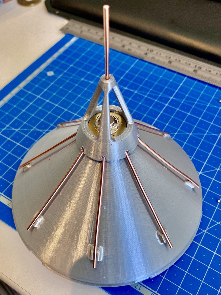 48mm Mast Cap (bayonet fit) for ADS-B Radome Ground Plane Antenna by ...