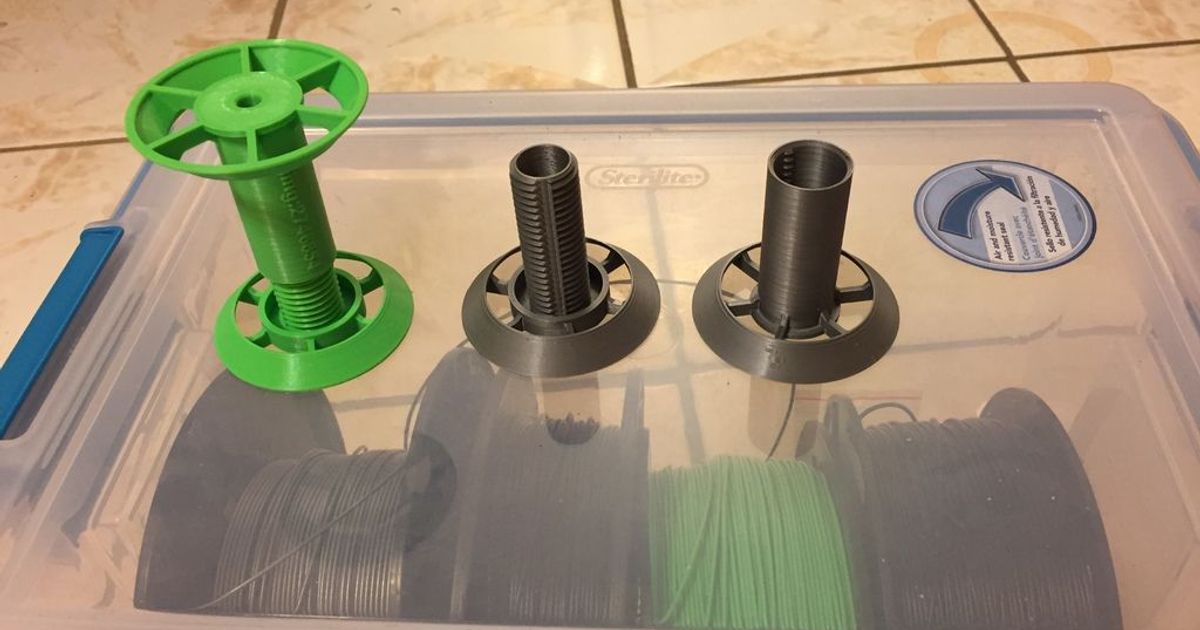 Universal Filament Spool Hub by Sergiy Lozovsky | Download free STL ...