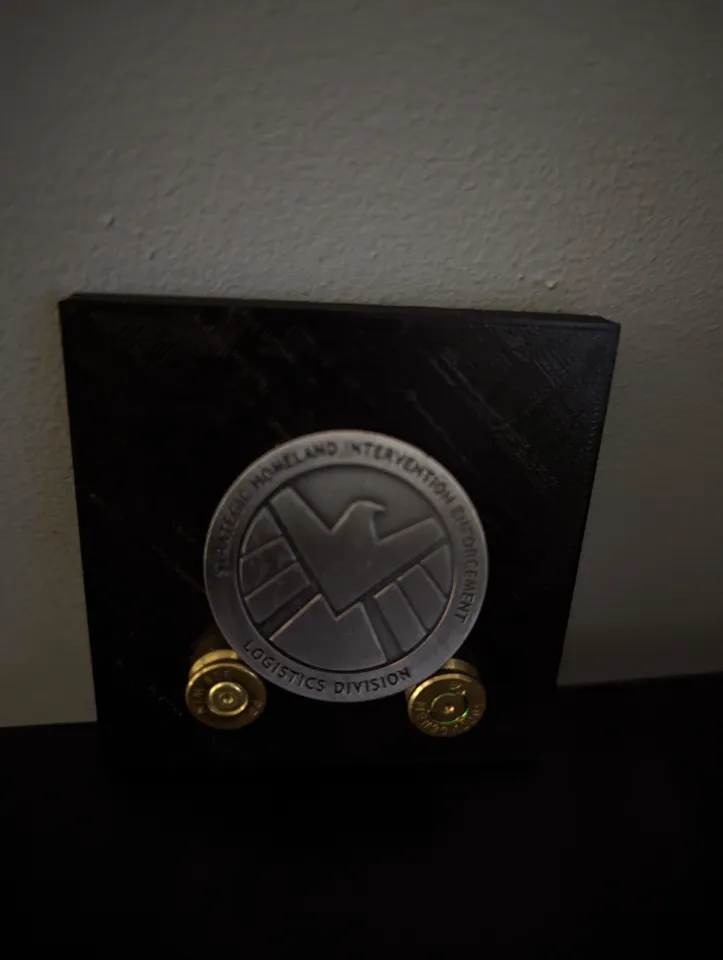 Challenge Coin Wall Mount by conorm125 | Download free STL model ...