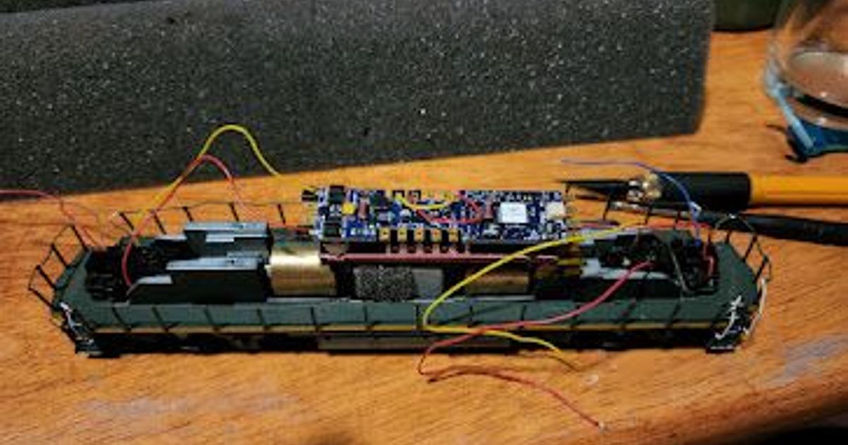 Athearn to Fox Valley Models HO Decoder Mount by Zerodameaon | Download ...