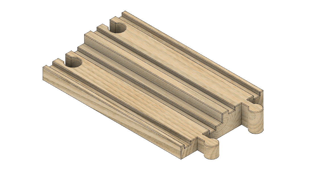 Brio Compatible Standard "A" Double Straight Track With Split Level by ...