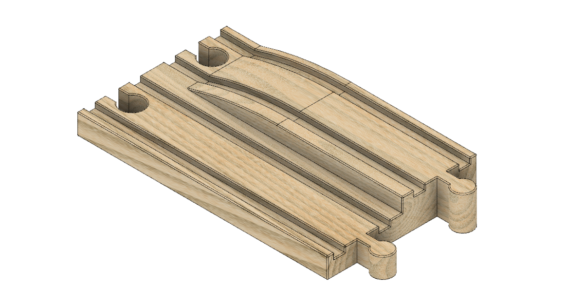 Brio Compatible Standard "A" Double Straight Track With Split Level by ...