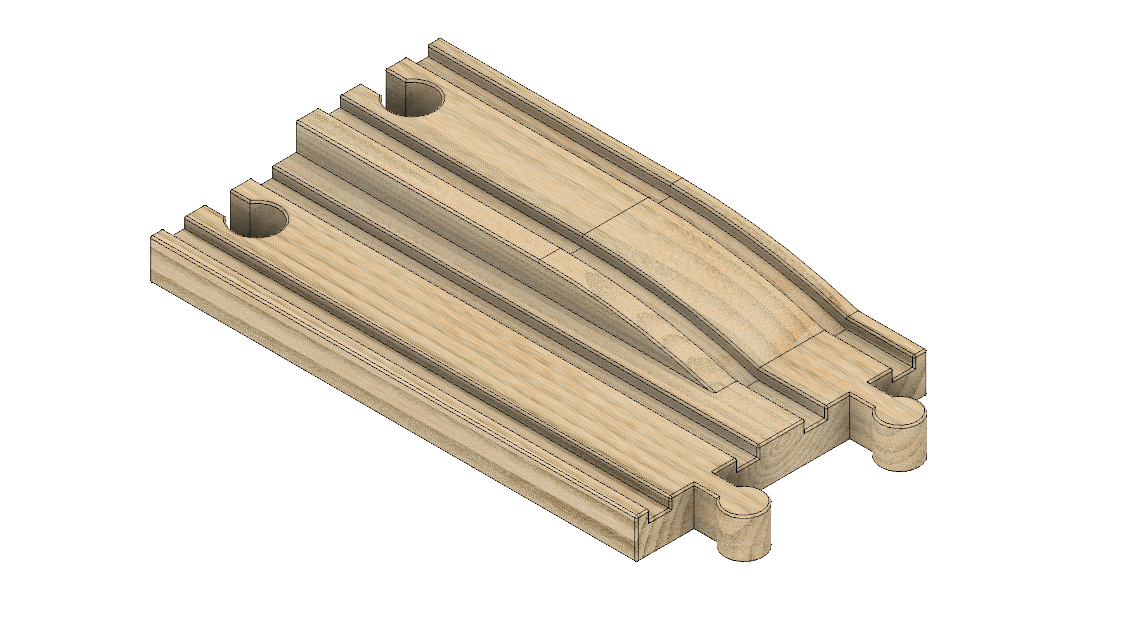 Brio Compatible Standard "A" Double Straight Track With Split Level by ...