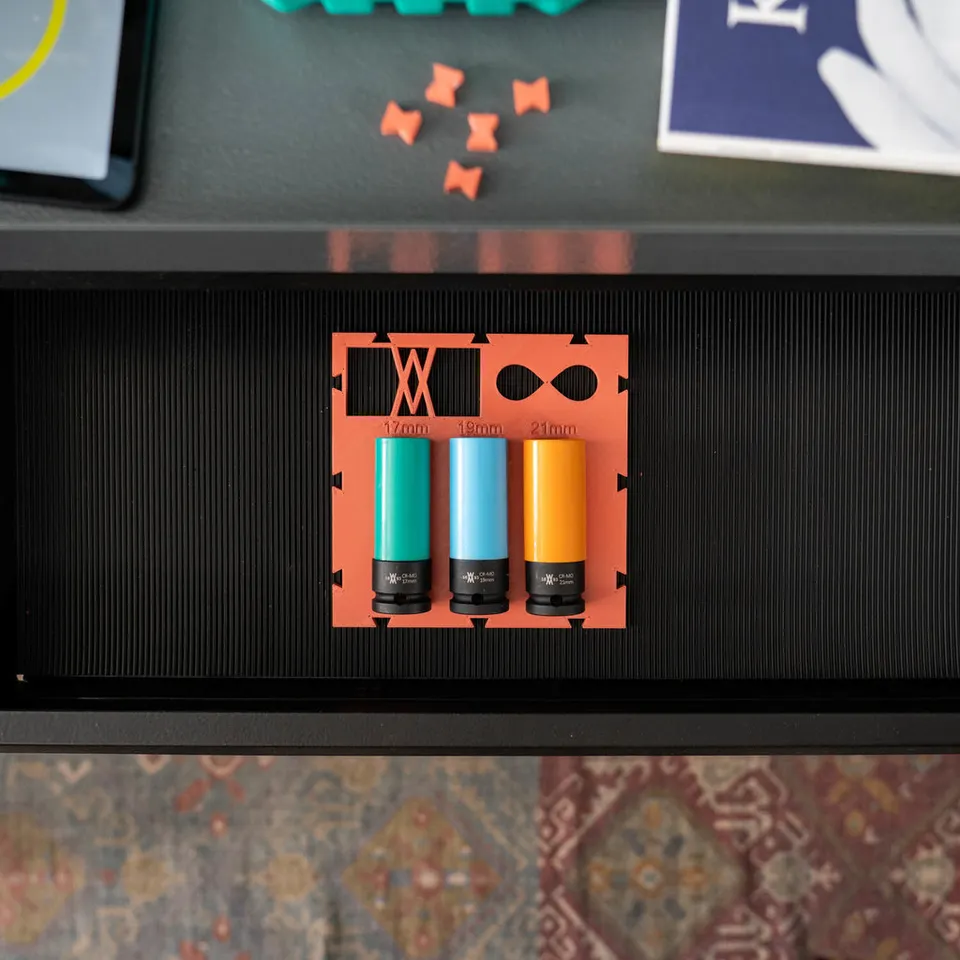 Inlay for Impact Sockets I Tool Trolley Insert I WM100 by WIESEMANN ...