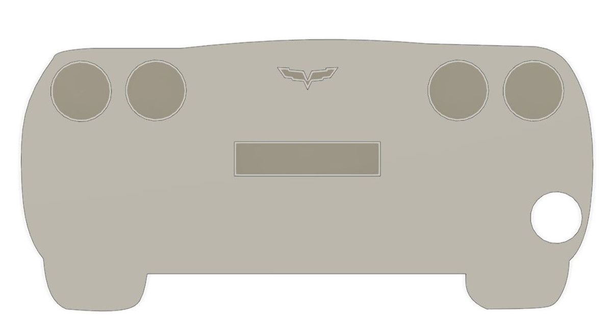 Corvette Keychain by 3D_Depot | Download free STL model | Printables.com