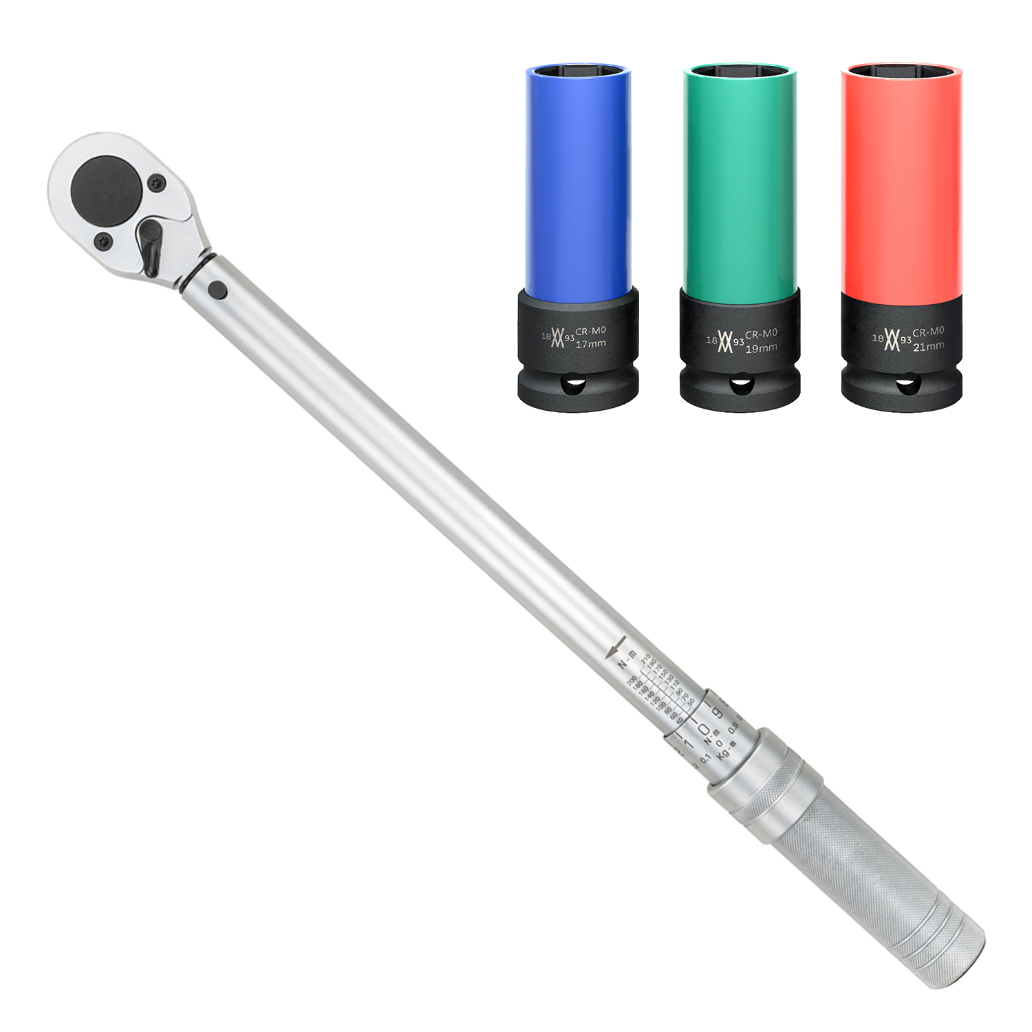 Torque Wrench and Impact Socket Set 069 I for screws or peg board by ...