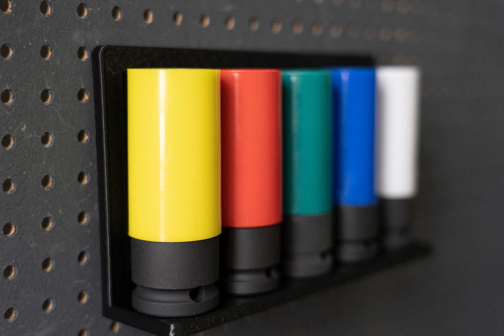 Impact Socket Holder Set 5pcs 1/2 Inch 017 I for screws or peg board by ...