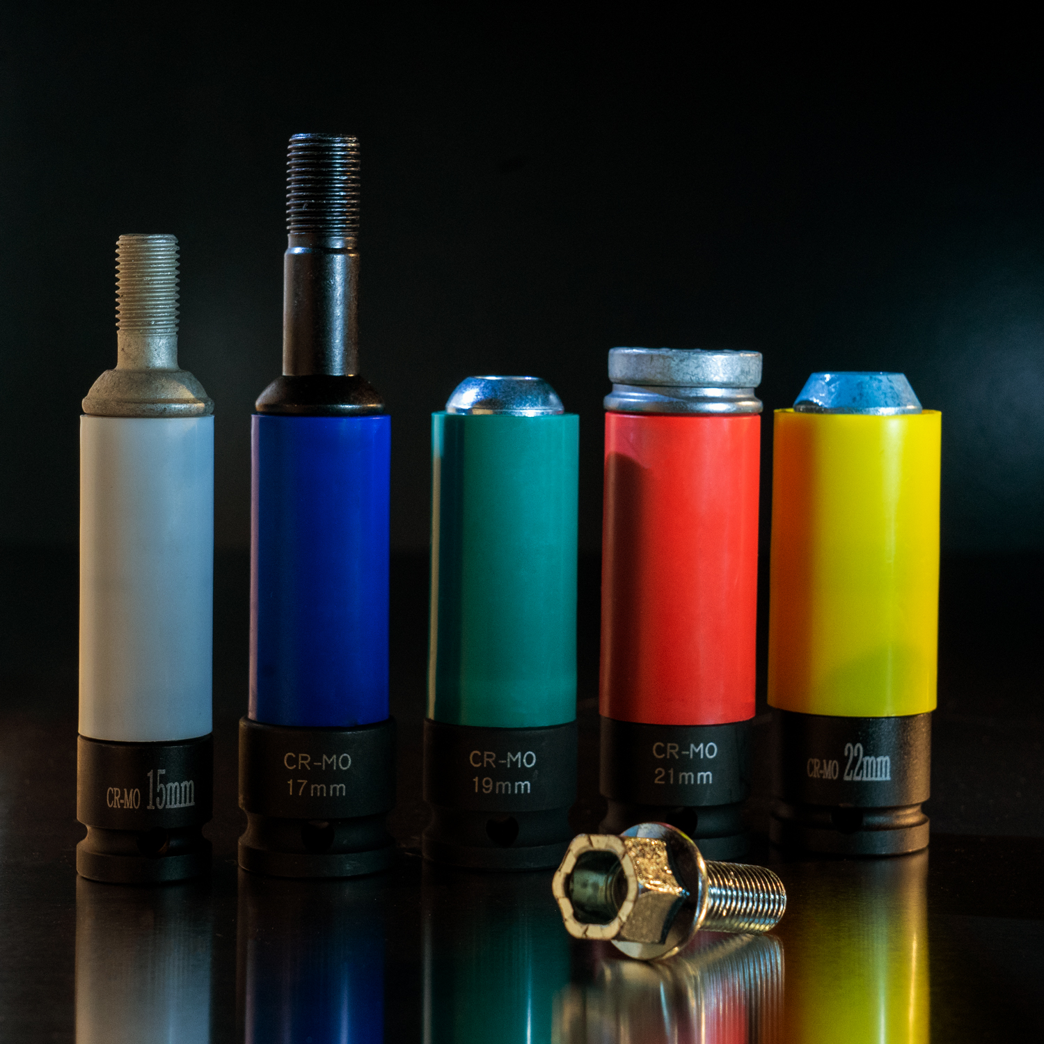 Impact Socket Holder Set 5pcs 1/2 Inch 017 I for screws or peg board by ...