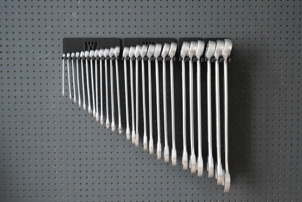XXL Combination Spanner Set 26pcs metric 6-32 mm Wall Holder 016 I for ...