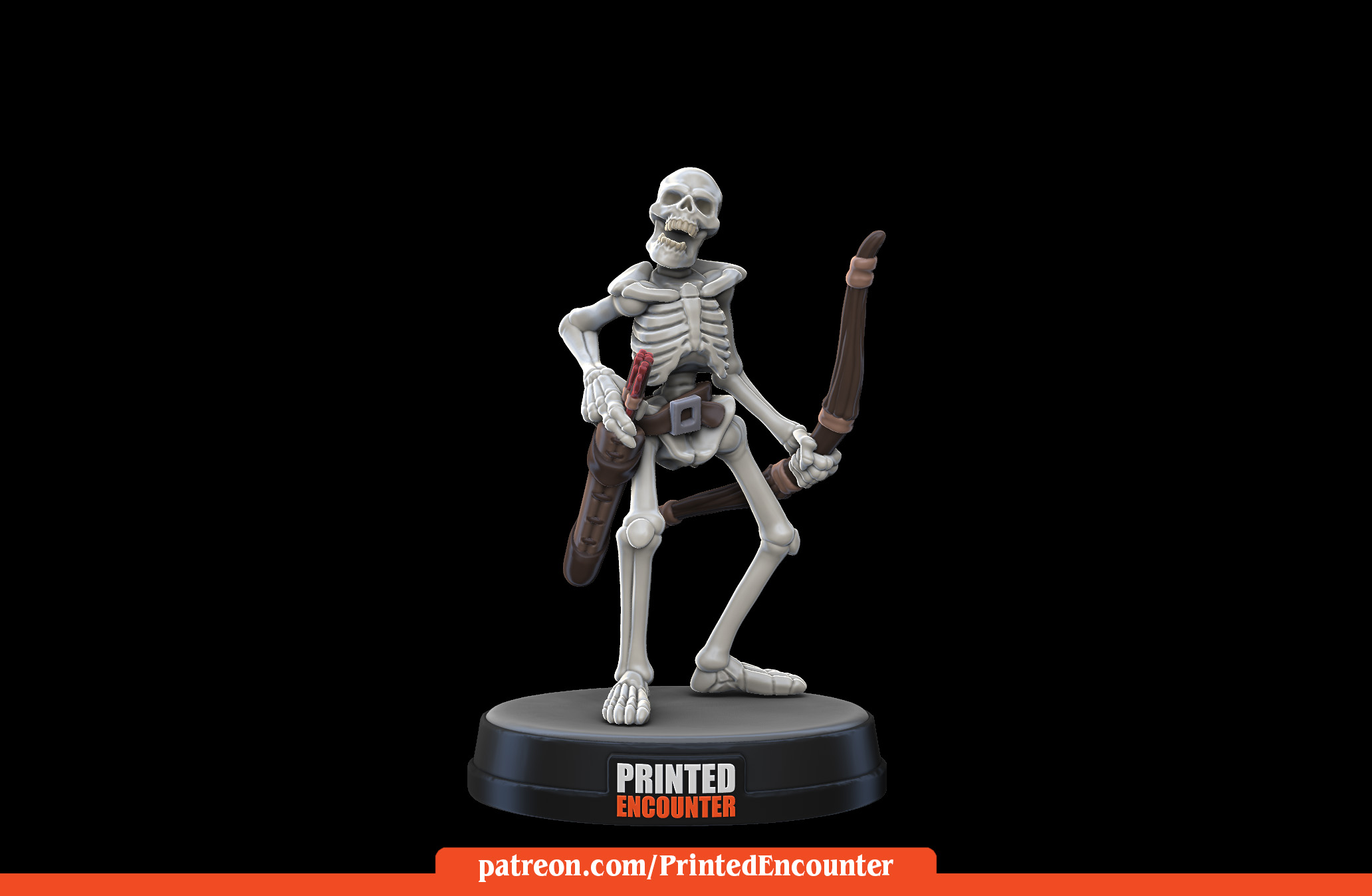 Skeleton Bowman / Archer 2 by Printed Encounter | Download free STL ...