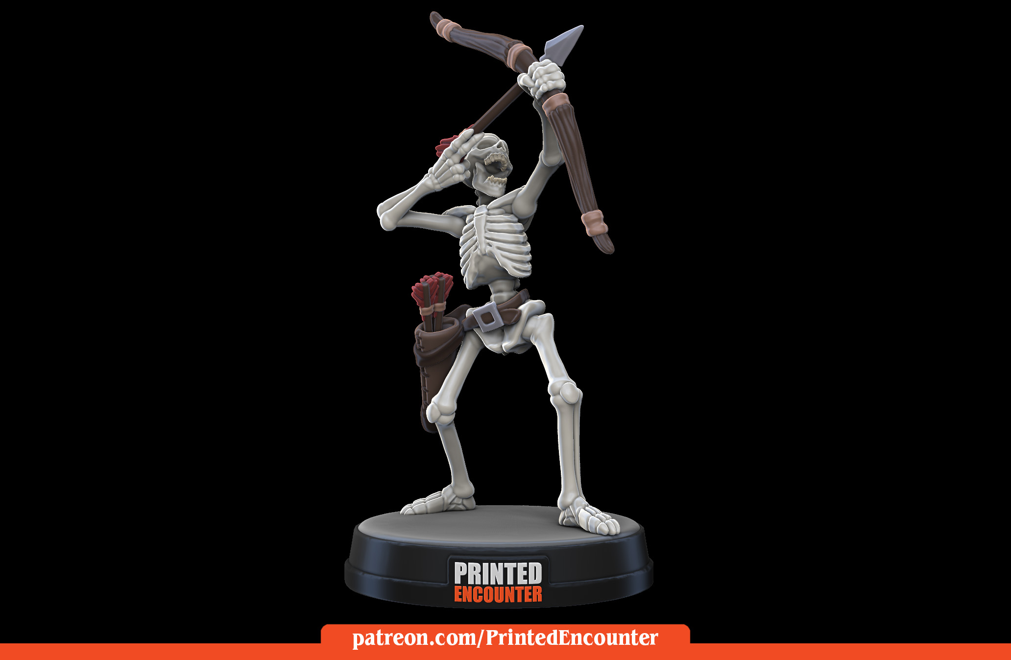 Skeleton Bowman / Archer 5 by Printed Encounter | Download free STL ...