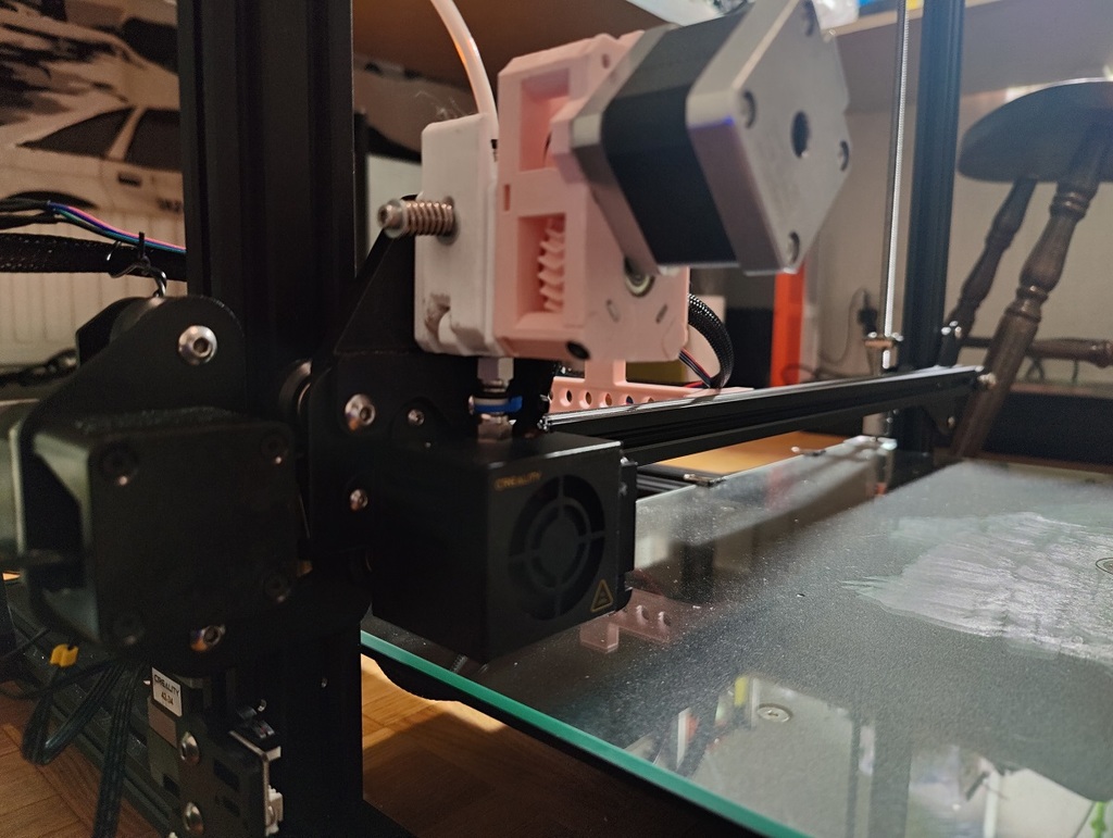 CR-10 S5 direct drive mount for Bondtech style extruder von Spegelius ...