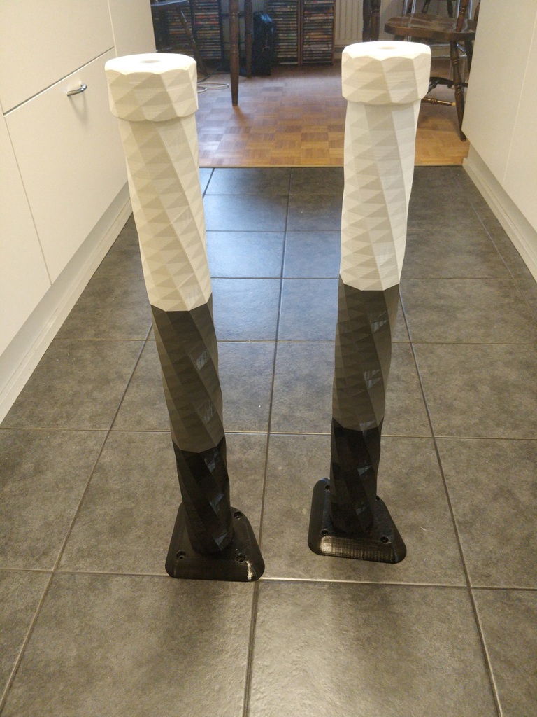 3D printed table legs by Spegelius | Download free STL model ...