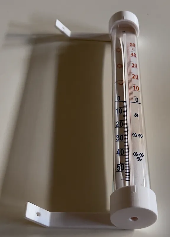 thermometer wall mount fix by spec997 | Download free STL model | Printables.com