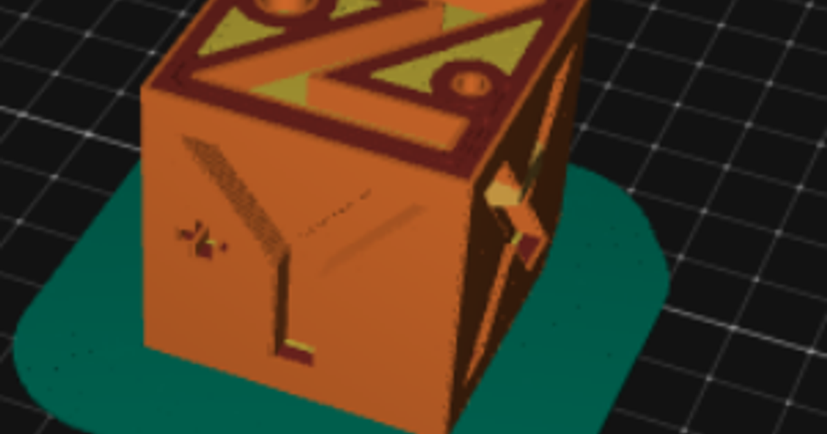 Calibration cube for ringing by Just Dude | Download free STL model ...