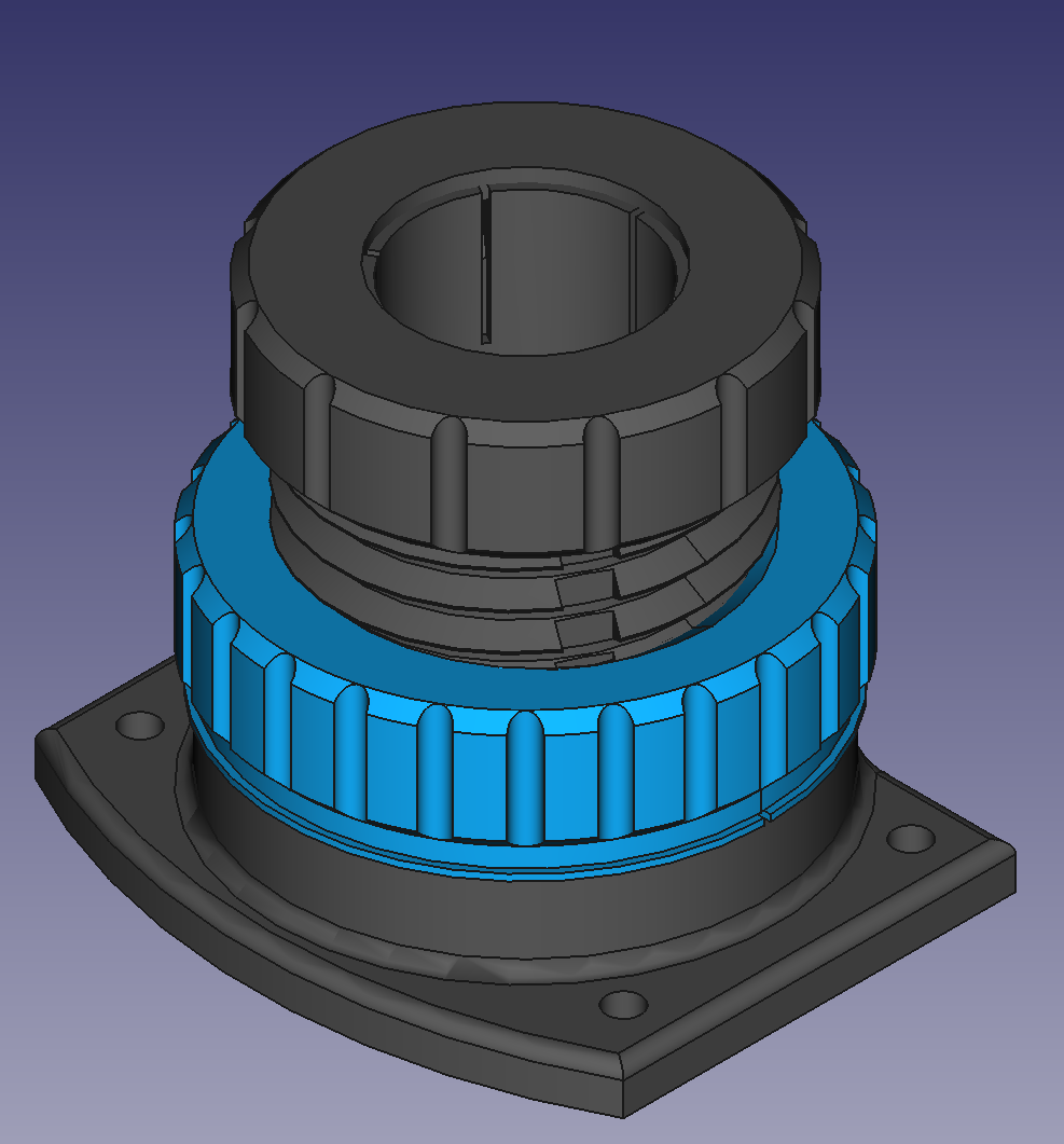 Non-rotating helical focuser with collet for Hadley telescopes par ...