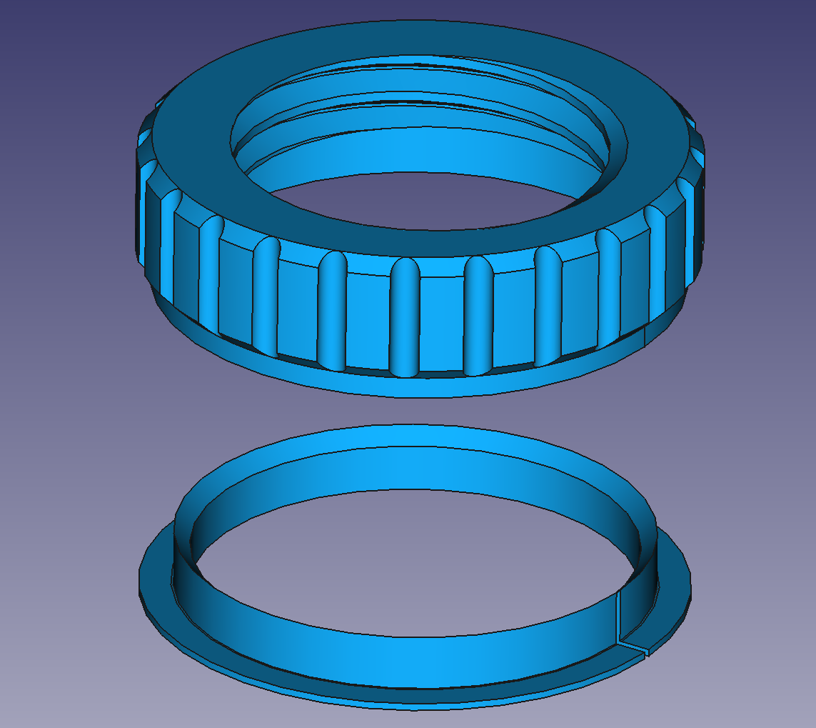 Non-rotating helical focuser with collet for Hadley telescopes par ...
