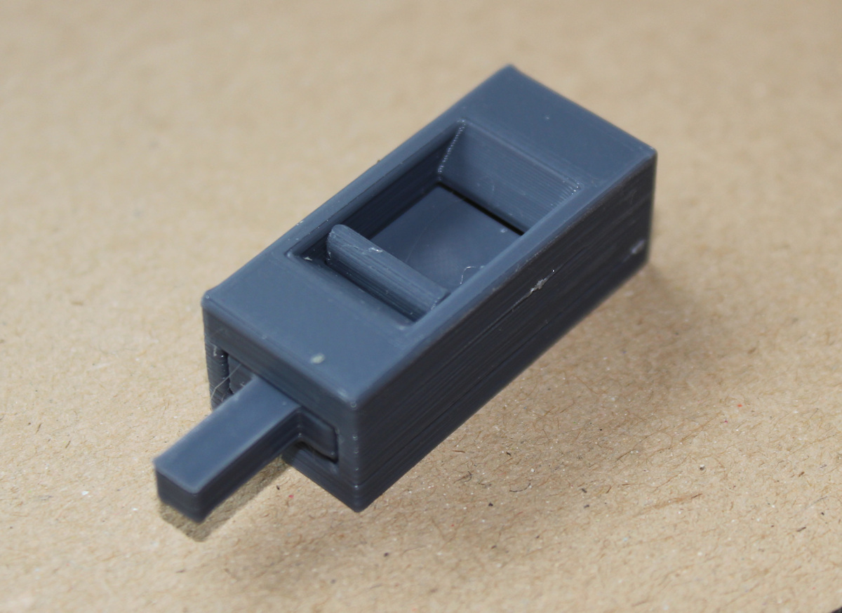 Latch, sliding, magnet restrained by nosmarb | Download free STL model ...