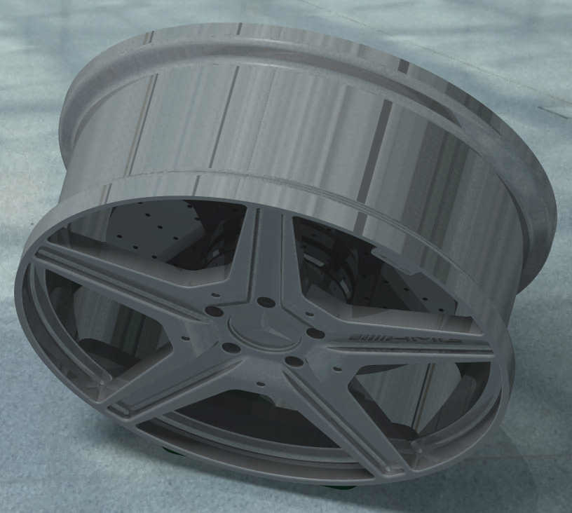 Rim with brake disk and base by Bidi01 | Download free STL model ...