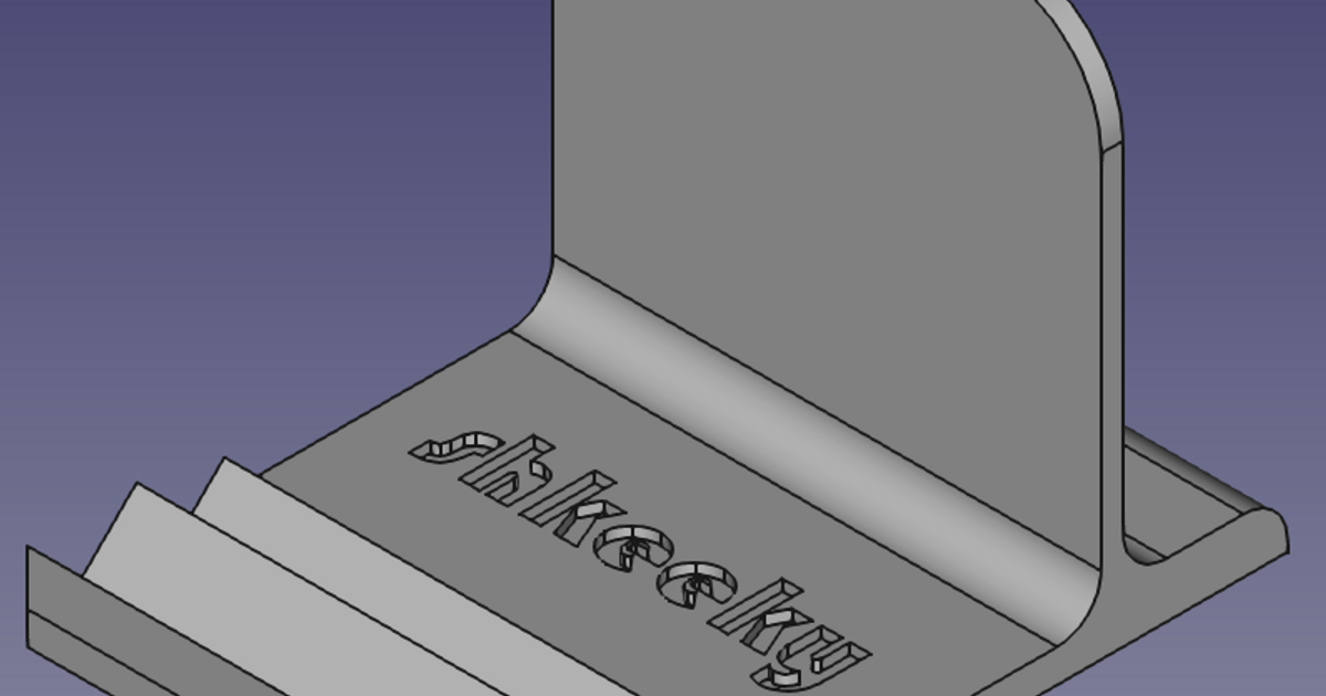 Multi-Angle Cell Phone Holder by shkeeky | Download free STL model ...