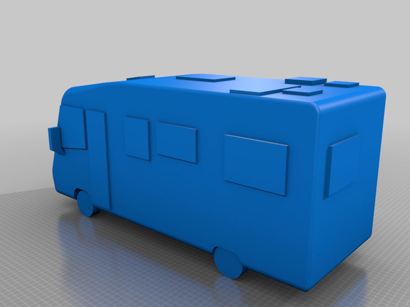 Dethleffs camper by Bidi01 | Download free STL model | Printables.com