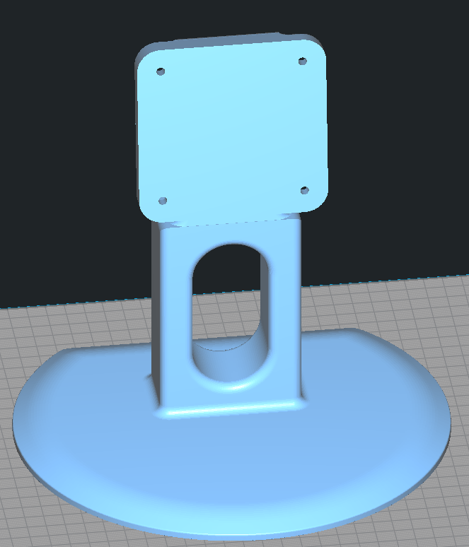 Foot for Monitor by Bidi01 | Download free STL model | Printables.com