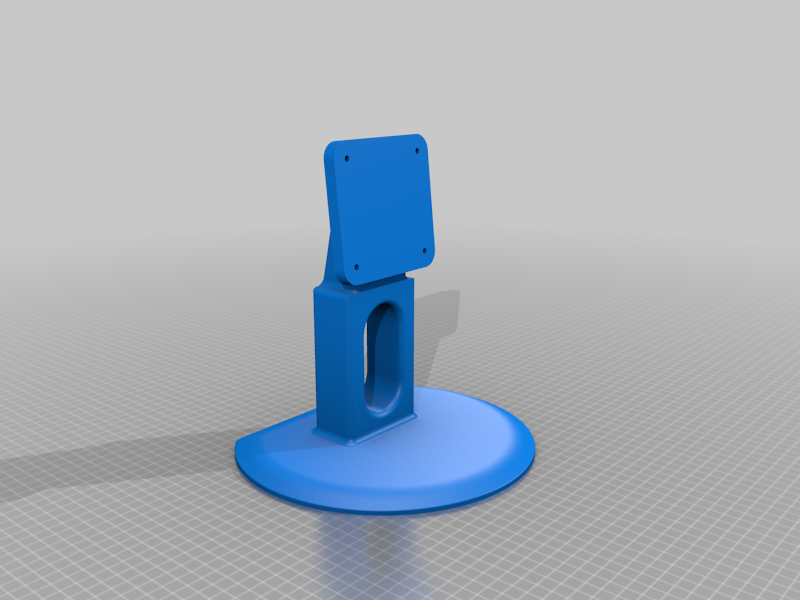 Foot for Monitor by Bidi01 | Download free STL model | Printables.com