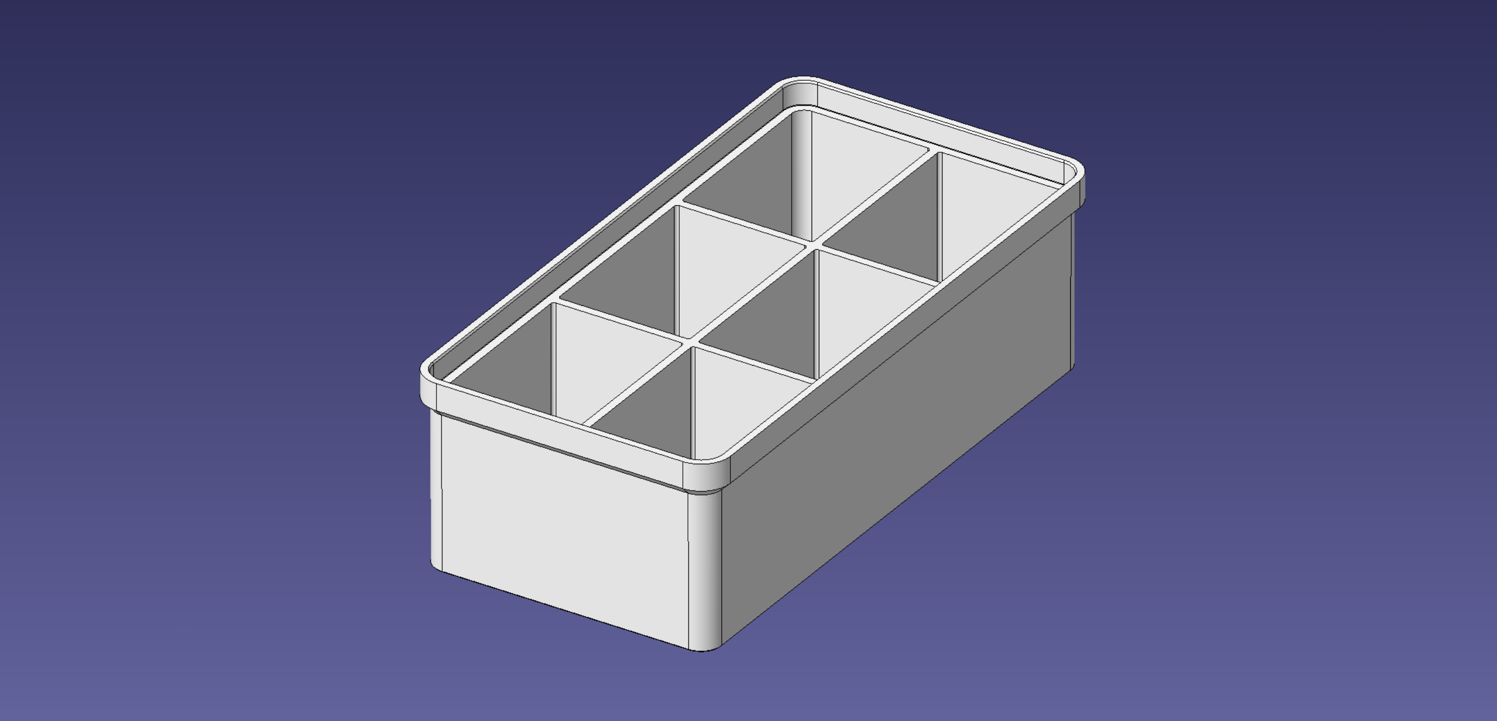 1x2 units, half height, 2x3 grid Stackable Insertbox by Bodo | Download ...