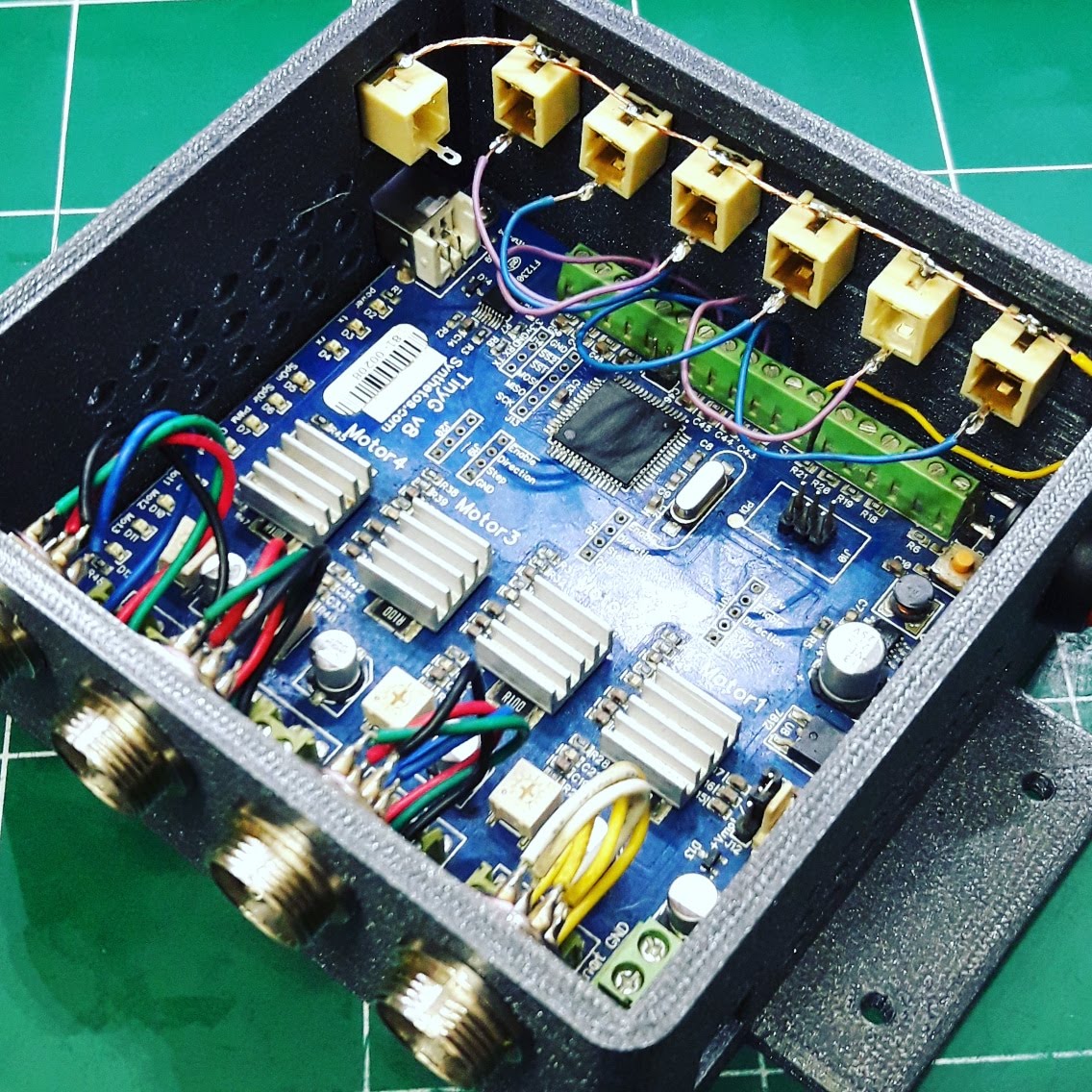 Tinyg Cnc Controller Enclosure By Bricogeek Download Free Stl Model