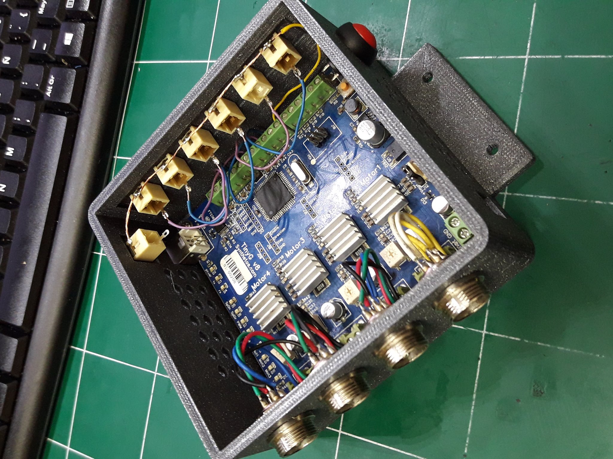 Tinyg Cnc Controller Enclosure By Bricogeek Download Free Stl Model