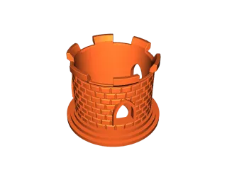 Cup Holder Castle by SpaceDog3D | Download free STL model | Printables.com