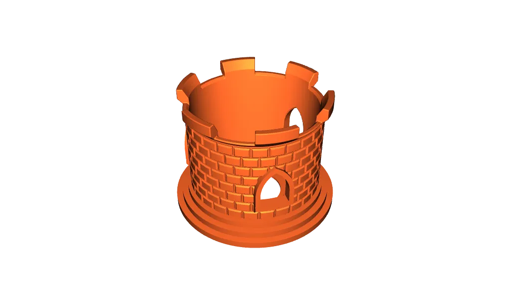 Cup Holder Castle by SpaceDog3D | Download free STL model | Printables.com