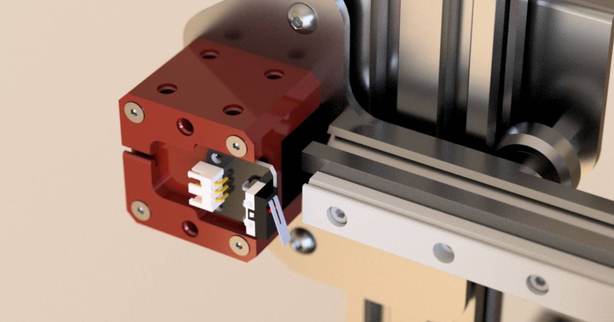 Relocated X-endstop for Ender3 machines using linear rail by ...